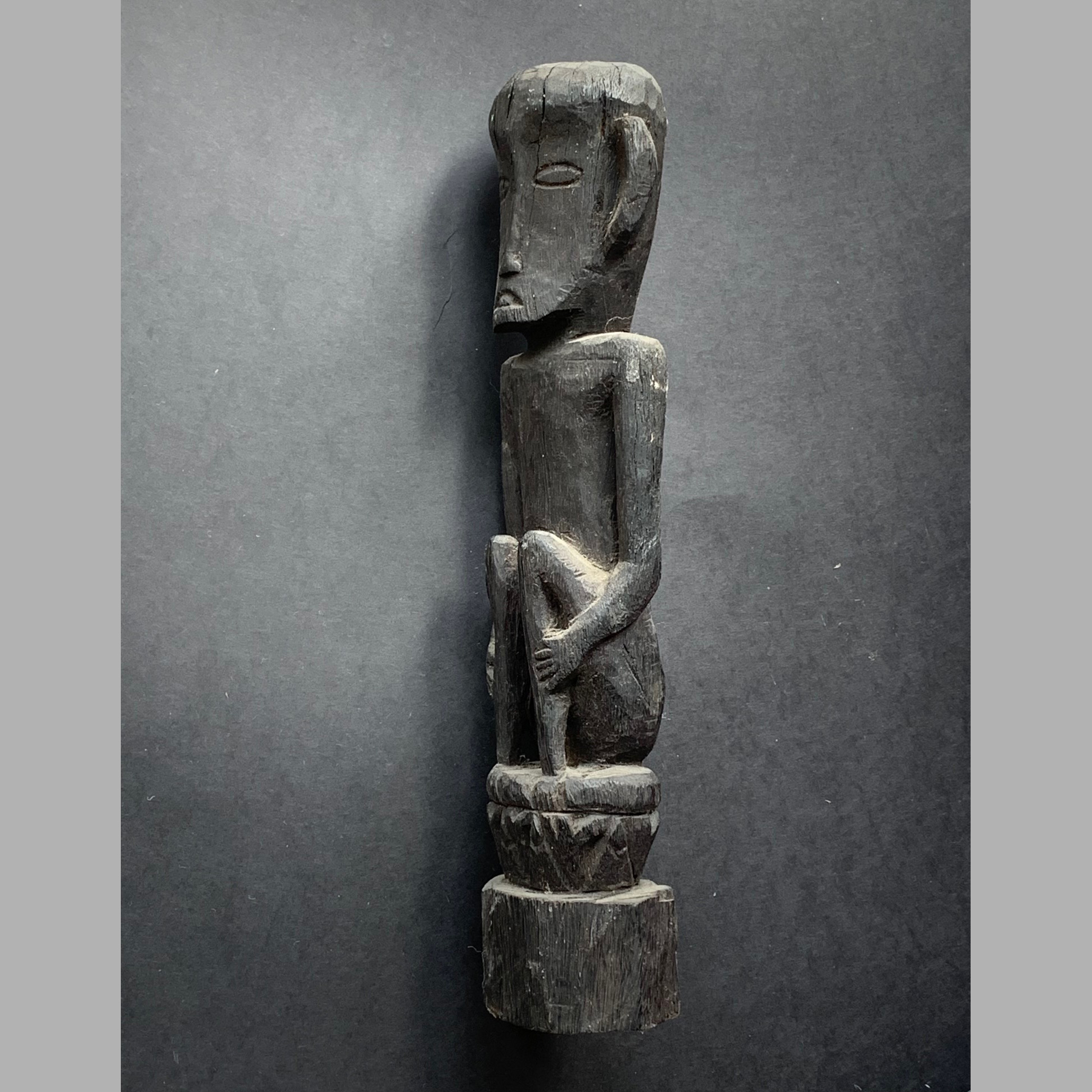 Primitive Tribal Punan Guardian Figure – Artefact Store